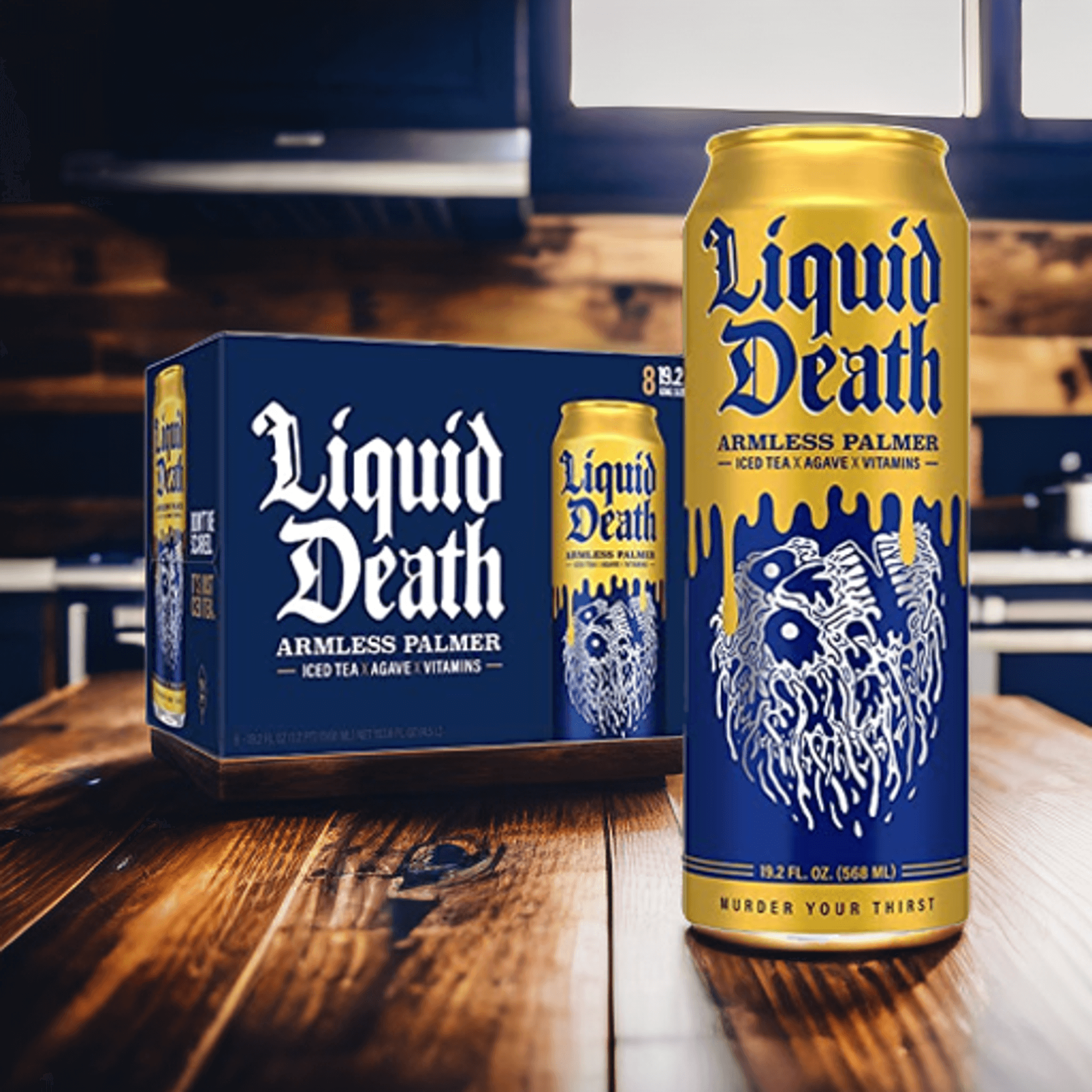 Liquid Death Iced Tea, Armless Palmer (8-Pack)
